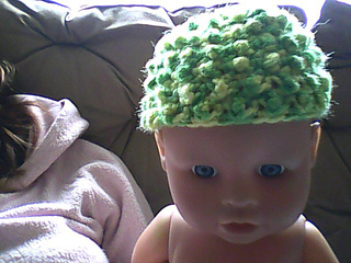 Ravelry: anysize popcorn hat pattern by Kay Warner