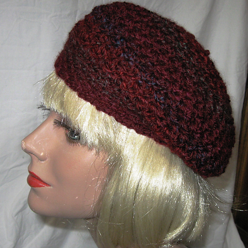 Ravelry: Seed Stitch Beret pattern by Jessica Lombard