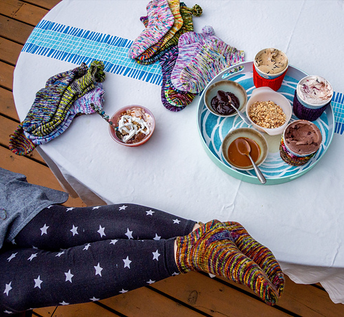 Ravelry: Sundae Socks pattern by Shannon Squire