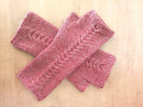 Ravelry: Cabled Hand Warmers pattern by Needle in the Shaystack
