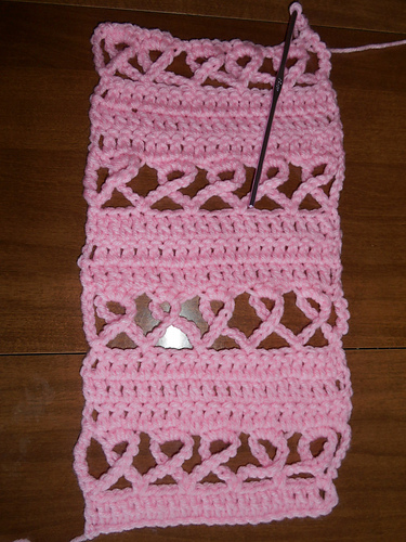 Ravelry: Crochet Awareness Ribbon Scarf pattern by Naztazia