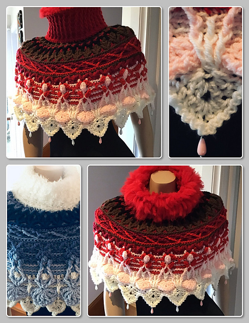 Ravelry: Short Crochet Cape CH0523 pattern by Helena Lim