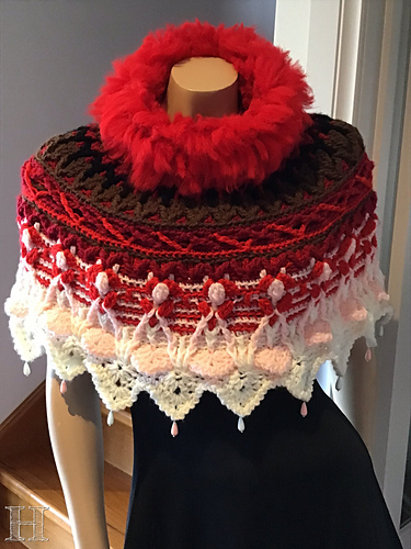 Ravelry: Short Crochet Cape CH0523 pattern by Helena Lim