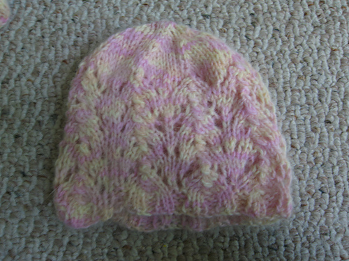 Ravelry: Lace Baby Beanie pattern by Lora Jenkins