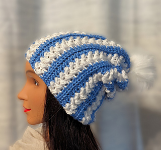 Ravelry: Puffy Stripes Beanie pattern by Shelly Gunter