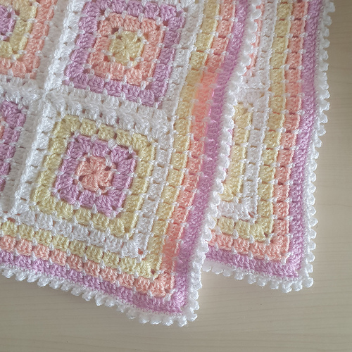 Ravelry: Block Stitch Square Blanket pattern by June Jackson