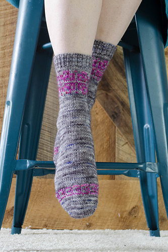 Ravelry: Quadratrix Socks pattern by Sheila Toy Stromberg