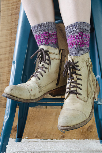 Ravelry: Quadratrix Socks pattern by Sheila Toy Stromberg