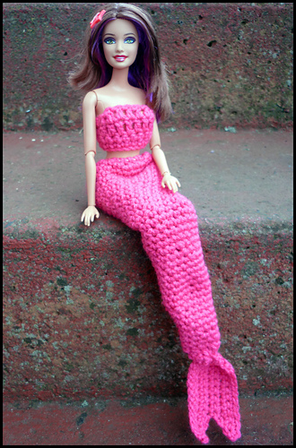 Ravelry: Barbie Mermaid Tail pattern by Myshelle Cole