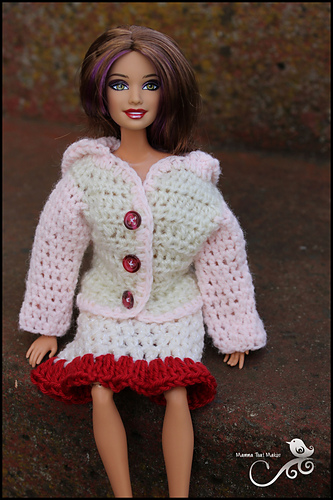 Ravelry: Barbie Hoodie pattern by Myshelle Cole