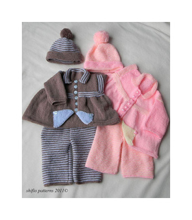 Ravelry: 178 Flip Pram Set pattern by ShiFio's Patterns