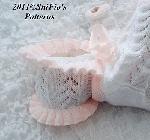 Ravelry: Ruffled Edge Matinee #188 pattern by ShiFio's Patterns