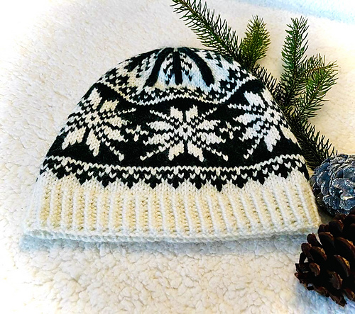 Ravelry: Norwegian Beauty Knit Hat pattern by Silvermoon Knits
