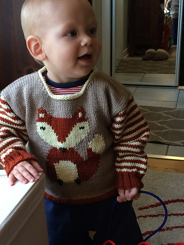 Ravelry: Fox Pullover pattern by Gail Pfeifle, Roo Designs