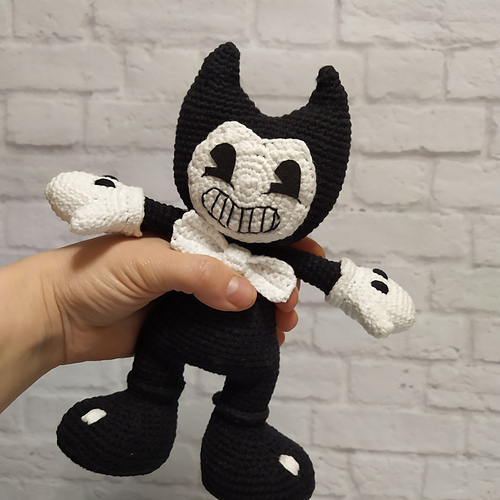 Ravelry: Bendy and the ink machine pattern by Anastasia Erokhina