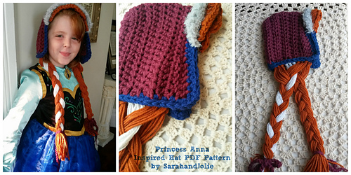 Ravelry: Princess Anna Inspired Hat pattern by Sarah Hunter