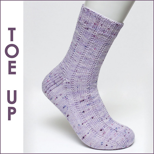 Ravelry: Bonnie Socks - Toe Up pattern by Amanda Clark
