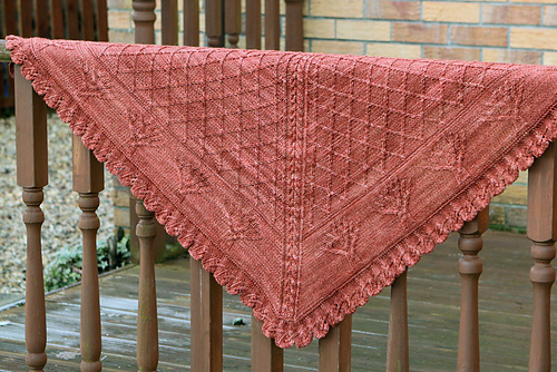 Ravelry: Autumn Leaves Shawl pattern by Amanda Clark