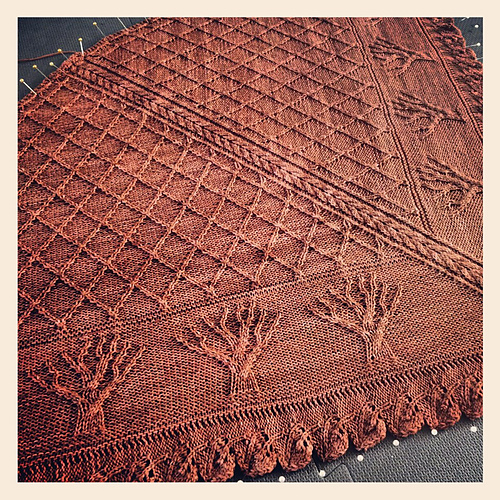 Ravelry: Autumn Leaves Shawl pattern by Amanda Clark