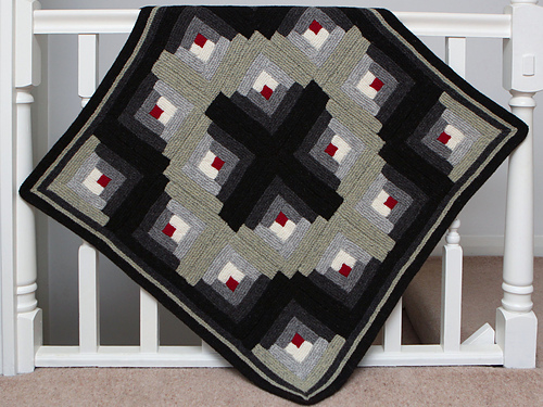 Ravelry: Log Cabin Blanket pattern by Amanda Clark