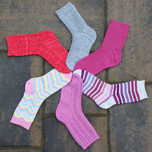 Ravelry: Candy Cane Socks pattern by Amanda Clark