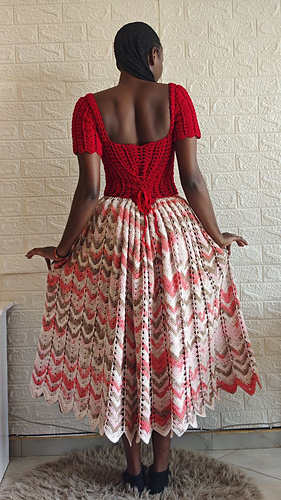 Ravelry: bustier pleated vintage dress pattern by Shylercrochets