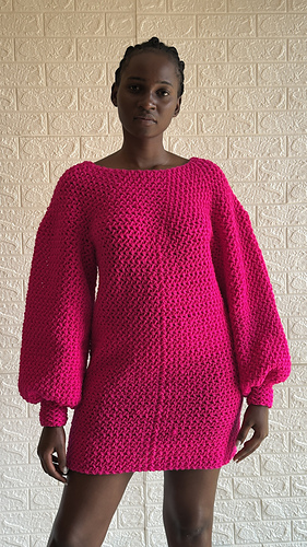 Ravelry: Bean stitch sweater dress pattern by Shylercrochets