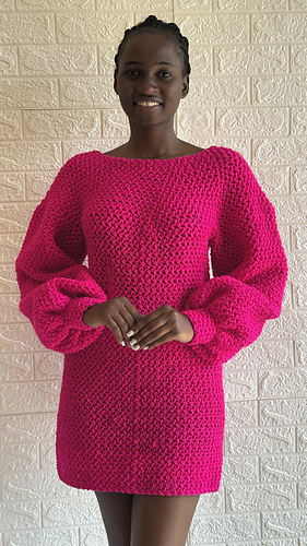 Ravelry: Bean stitch sweater dress pattern by Shylercrochets