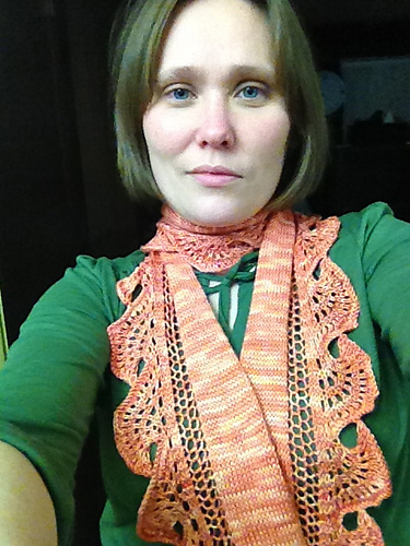 Ravelry: Aile d'Ange - Angel Wing Scarf pattern by Gabriella Henry