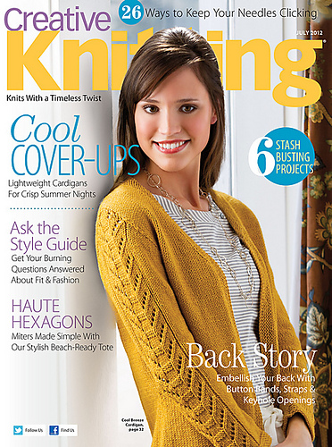 Ravelry: Creative Knitting, July 2012 - patterns