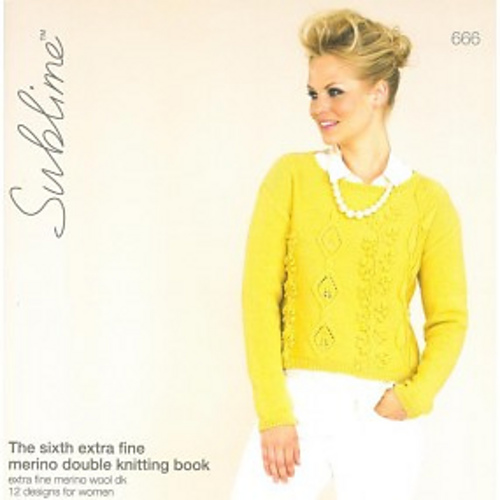 Ravelry: Sublime #666, The Sixth Extra Fine Merino Double Knitting Book ...
