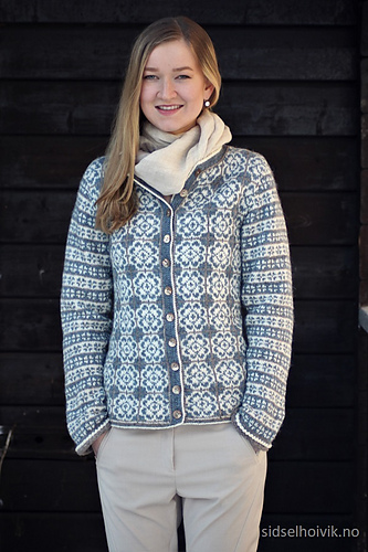Ravelry: Delft Royal Jacket pattern by Sidsel J. Høivik