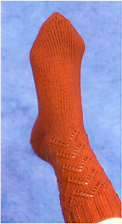 Ravelry: Lace Chevron Socks pattern by Mercedes Tarasovich