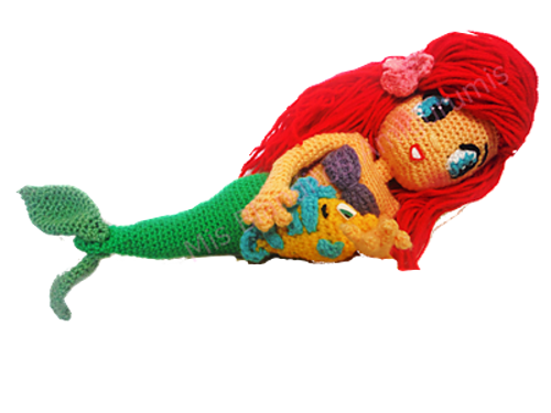 Ravelry: Ariel The Little Mermaid crochet pattern by Silvia Fernandez ...