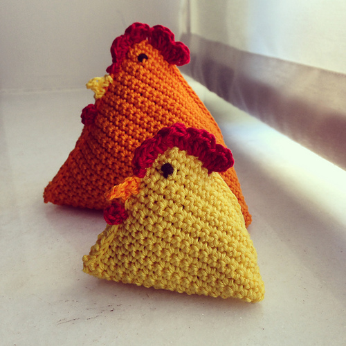 Ravelry: Little Chick Bean Bags pattern by Kara Gunza