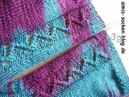 Ravelry: Lochmuster im ZickZack pattern by Simi76