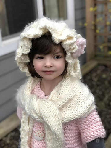 Ravelry: Milk maid hat and scarf pattern by simona dan