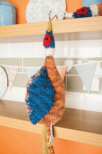 Ravelry: Faux Hanging Pheasants pattern by Louise Walker