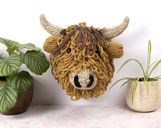 Ravelry: Highland Cow Head pattern by Louise Walker