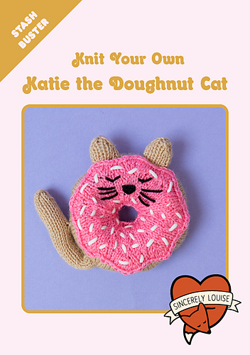 Ravelry: Katie the Doughnut Cat pattern by Louise Walker