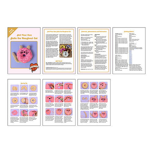 Ravelry: Katie the Doughnut Cat pattern by Louise Walker