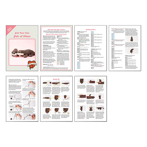 Ravelry: Pair of Otters pattern by Louise Walker