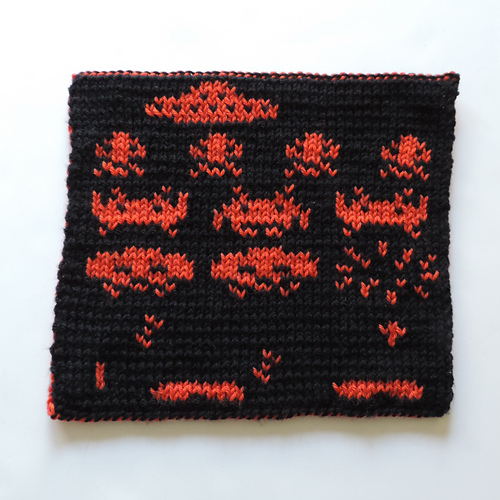 Ravelry: 2016 GAL: Space Invaders pattern by Megan-Anne Llama