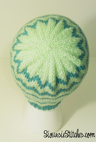 Ravelry: Customizable Chevron Hat pattern by Siouxsie Stitches