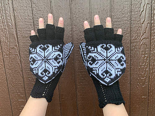 Ravelry: Flip top mittens pattern by SISNO DESIGN