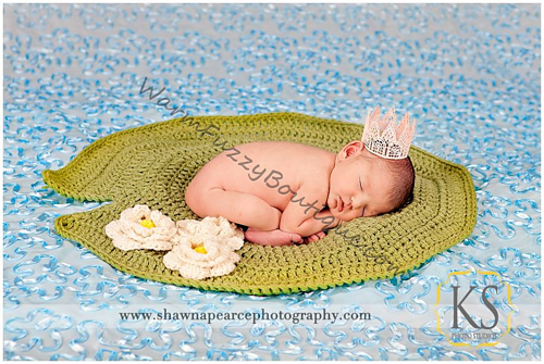 Ravelry: Baby Frog Lily Pad Photo Prop Mat Blanket pattern by Sissy Johnson