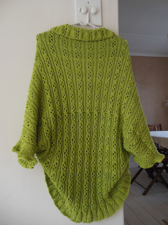 Ravelry: sitagiri's Spring Green Cotton Cable Shrug