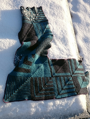 Ravelry: Mitered Wrap pattern by Maja Linusson