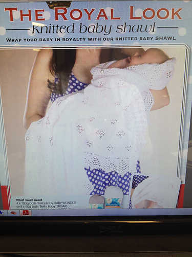 Ravelry: The Royal Look Baby Shawl pattern by Spotlight