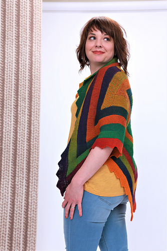 Ravelry: #07 Multi-Colored Triangle Wrap pattern by Karin Rüttinger